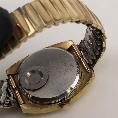 Invicta 10kt Gf Waltham Electro Dyne Swissonic Watch Property Room