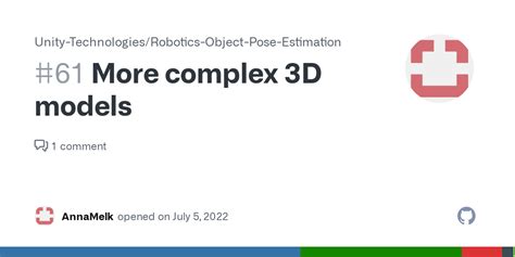 More Complex 3D Models Issue 61 Unity Technologies Robotics Object