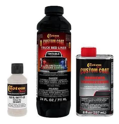 Custom Coat Gm White 1 Quart Urethane Spray on Truck Bed Ccn Indicado En Descripción Meses sin