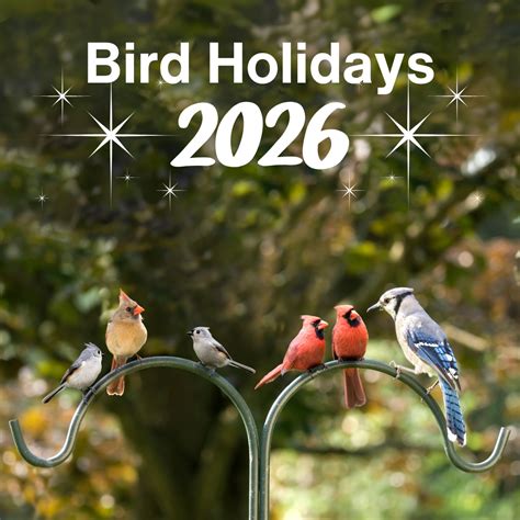 Wild Bird Holidays 2026 Natures Way Bird Products