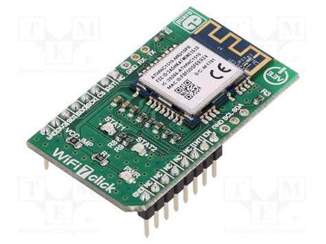 Wifi7 Click Mikroe Click Board Prototype Board Comp Atwinc1510
