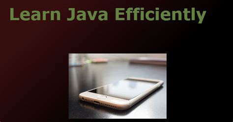 You Can Learn Java Efficiently At Tcci Tccicomputercoaching