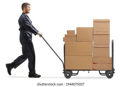 Thousand Man Pushing Trolley Royalty Free Images Stock Photos Pictures Shutterstock