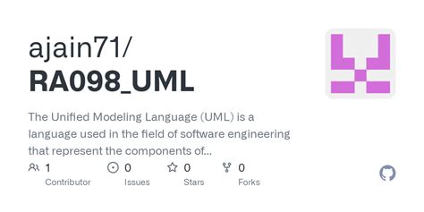 Github Ajain71ra098uml The Unified Modeling Language Uml Is A