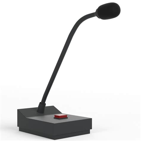 Intercom Microphone 3d Model Turbosquid 1557180