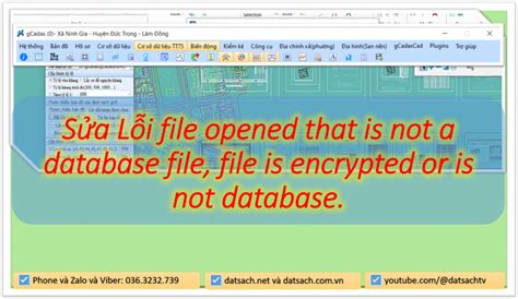 Sửa Lỗi File Opened That Is Not A Database File File Is Encrypted Or Is Not Database Đất Sạch