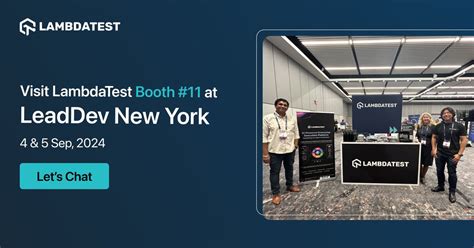 Lambdatest On Linkedin Leaddevnewyork Lambdatestyourapps