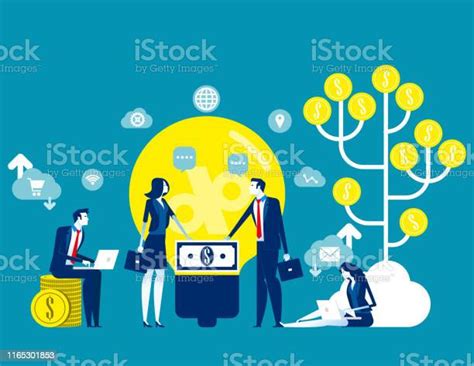 비즈니스를 위한 혁신적인 솔루션 개념 비즈니스 벡터 일러스트레이션 영감 성취 분석 및 교육 0명에 대한 스톡 벡터 아트 및 기타 이미지 Istock