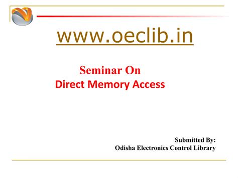 Direct Memory Access Ppt Pptx