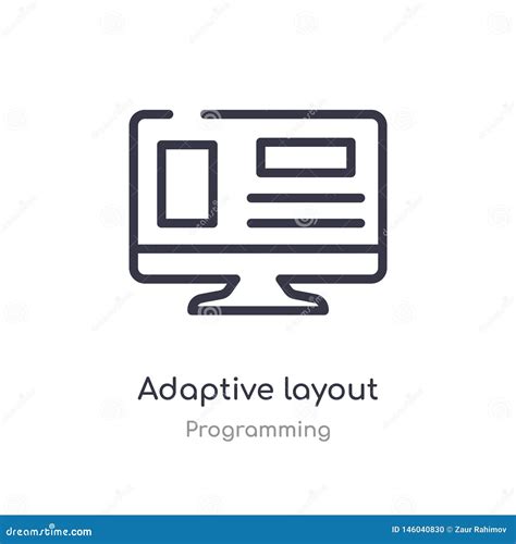 Adaptive Layout Transparent Icon Adaptive Layout Symbol Design Vector