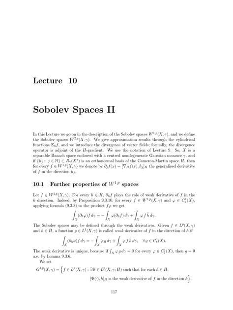 Lecture 10 Pdf Divergence Derivative