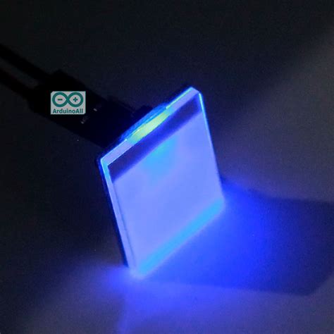 สวิตช์สัมผัส Touch Capacitive Switch พร้อมไฟในปุ่มสัมผัส สีน้ำเงิน Arduinoall ขาย Arduino ซื้อ