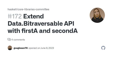 Proposal Extend Databitraversable Api With Firsta And Seconda Rhaskell