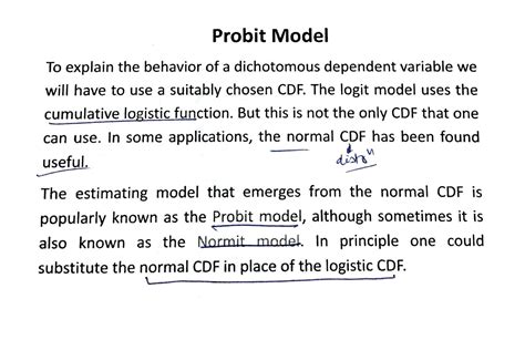 SOLUTION Econometrics Probit Model Studypool