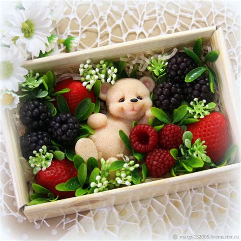 Мишкина радость набор мыла ручной работы в интернет магазине на Ярмарке Мастеров Мыло