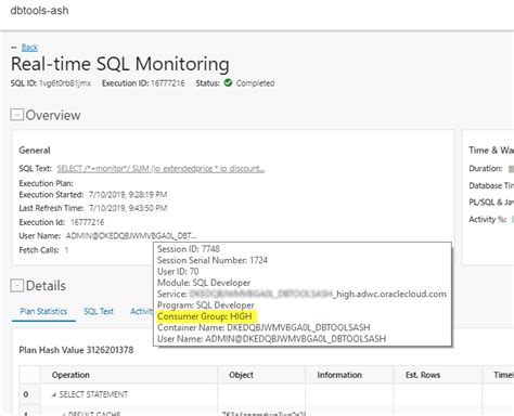 Performance Hub In Oracle Autonomous Database