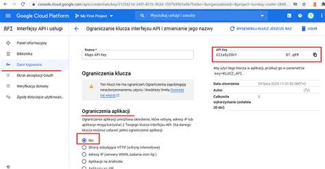 Jak uzyskać klucz do API do Google Maps