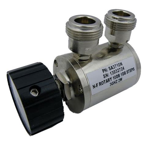 0 5 To 10 Db Step Attenuator With A 1 Db Step N Female Connectors Rated