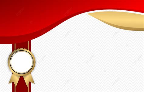 Red Header Certificate Border Frame Vector Background Certificate Header Borders Background