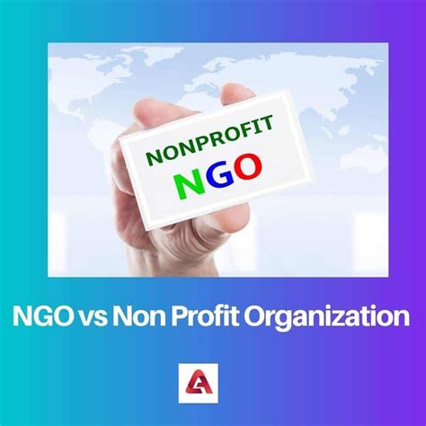 NGO Vs Non Profit Organization Difference And Comparison