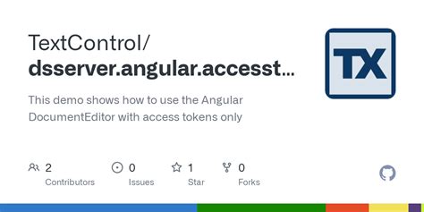 Github Textcontroldsserverangularaccesstoken This Demo Shows How