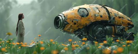 Premium Photo Cybernetic Ecosystems Evolving Wallpaper