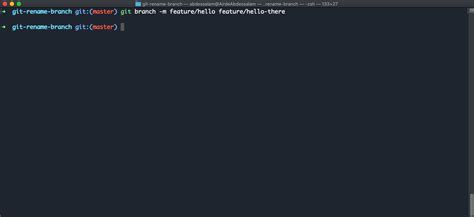 Rename A Git Branch Locally And Remotely — Abdessalam Benharira