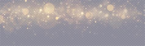 조명 효과 반짝이는 입자의 배경 투명 배경에 반짝이는 요소 프리미엄 벡터