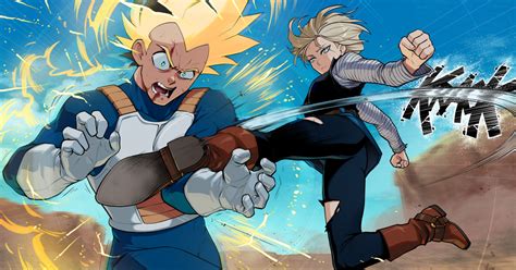 Dragon Ball Android18 Vegeta Broken Arm Pixiv