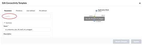 Update Connectivity Template Apstra 51 Juniper Networks