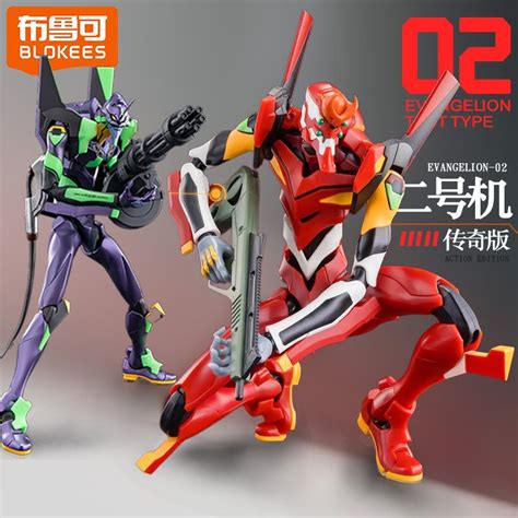 Blokees Original Genuine Version Evangelion 01 Eva02 Neon Genesis
