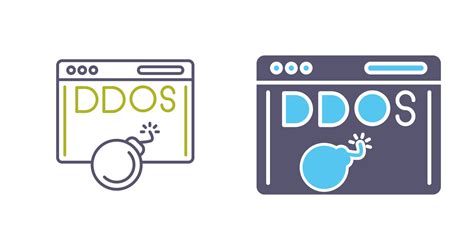 Ddos Attack Vector Icon 24420351 Vector Art At Vecteezy