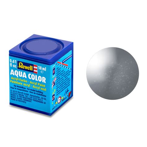 Gris Acier Métal 18ml Aqua Color Revell 36191