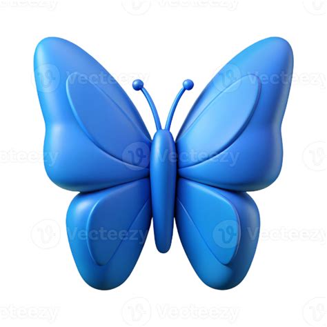 Rare Minimalist Symmetrical Butterfly With Crisp Edges And Single