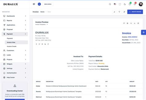 duralux next js admin and dashboard template admin templates ft