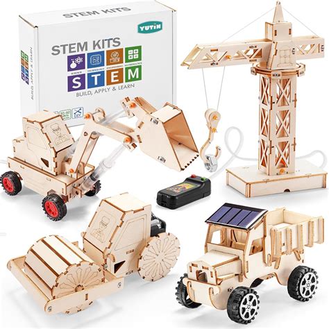 Yutin Stem Kits 4 In 1 Wood Building Crafts Kit Instruction Manual