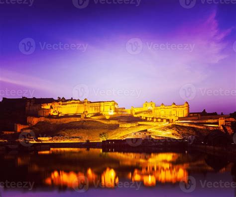 Amer Fort Amber Fort At Night In Twilight Jaipur Rajastan 47382268