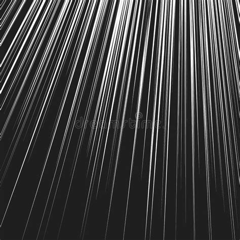 Dynamic Radial Lines Pattern Straight Slanted Lines Black And Stock Vector Illustration Of