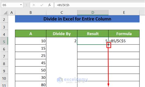 How To Divide One Column By Another In Excel 7 Methods