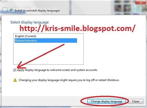 Labo Cara Mengganti Windows 7 Dengan Bahasa Indonesia