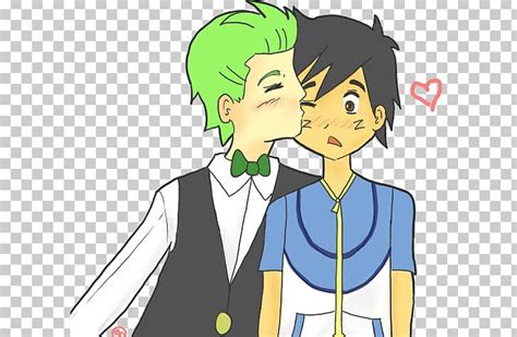 Pokemon Iris And Cilan Kiss