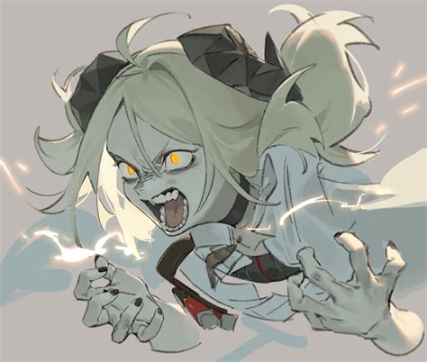 Ifrit Arknights Drawn By Amrkdrw Danbooru