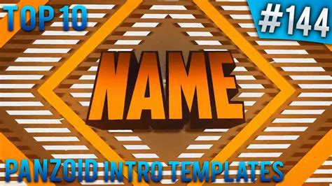 Top 10 Panzoid Intro Templates 144 Free Download Youtube