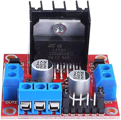 3 Pack L298n Motor Board Module Dual H Bridge Dc Motor Drive Controller Stepper For Arduino Red