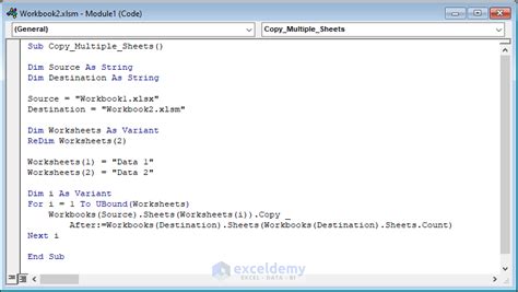 How To Copy Multiple Sheets To A New Workbook In Excel 4 Methods