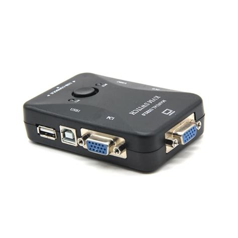 Usb Kvm Switch Switcher 2 Port Vga Svga Switch Box Vicedeal