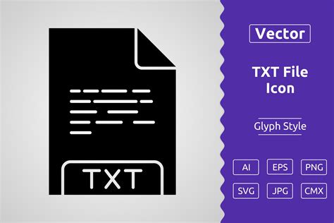 Txt File Format Icon Graphic By Muhammad Atiq · Creative Fabrica