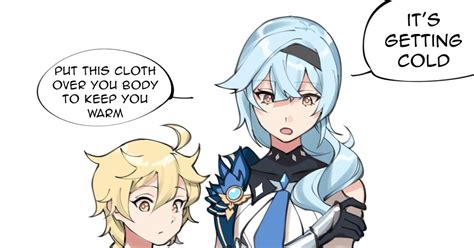 Genshinimpact Eula Aether Genshin Impact Warm Pixiv