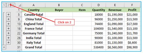 How To Outline Group Data In Excel