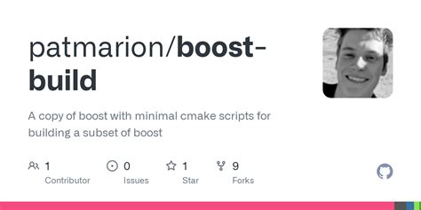 GitHub Patmarion Boost Build A Copy Of Boost With Minimal Cmake Scripts For Building A Subset